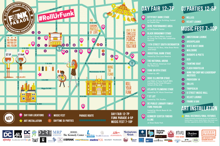 Funk Parade Map Released, Parade Starts Saturday 4pm - PoPville