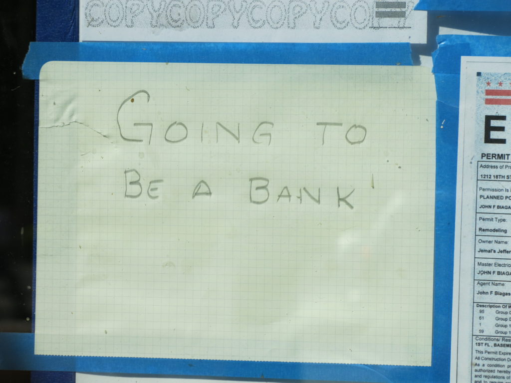 New Series: Today in Banks Taking Over Retail Spaces - PoPville