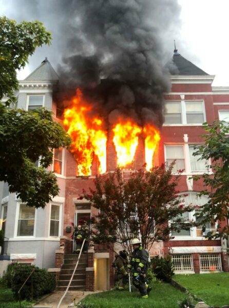 Big Row House Fire in Bloomingdale Sunday - PoPville