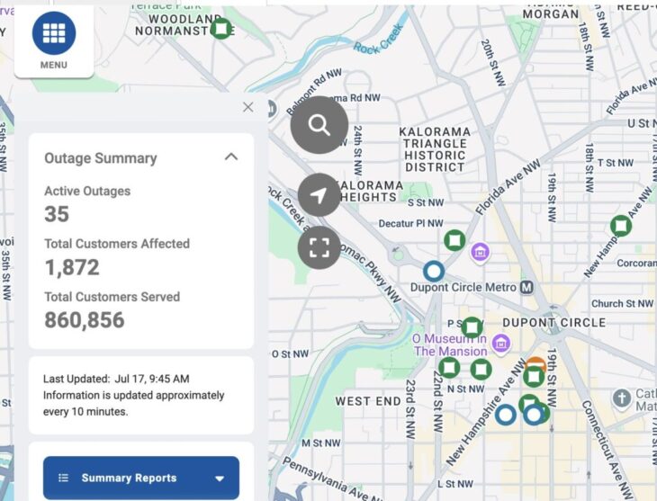 Big Power Outage Reported in Dupont Circle - PoPville