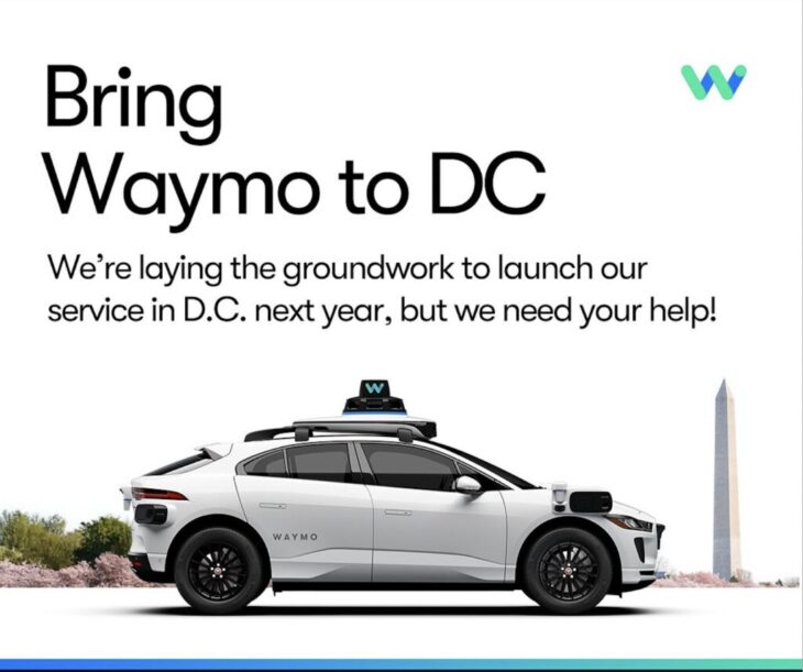 “Bring Waymo to DC in 2026 – but we need your help!” - PoPville