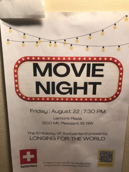 Outdoor Movie Night in Mount Pleasant Friday Night! - PoPville