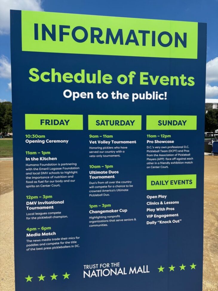 Pickleball Returns to the National Mall!! - PoPville