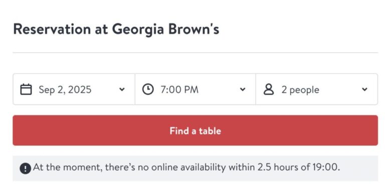 The Bell Tolls for Georgia Brown’s - PoPville