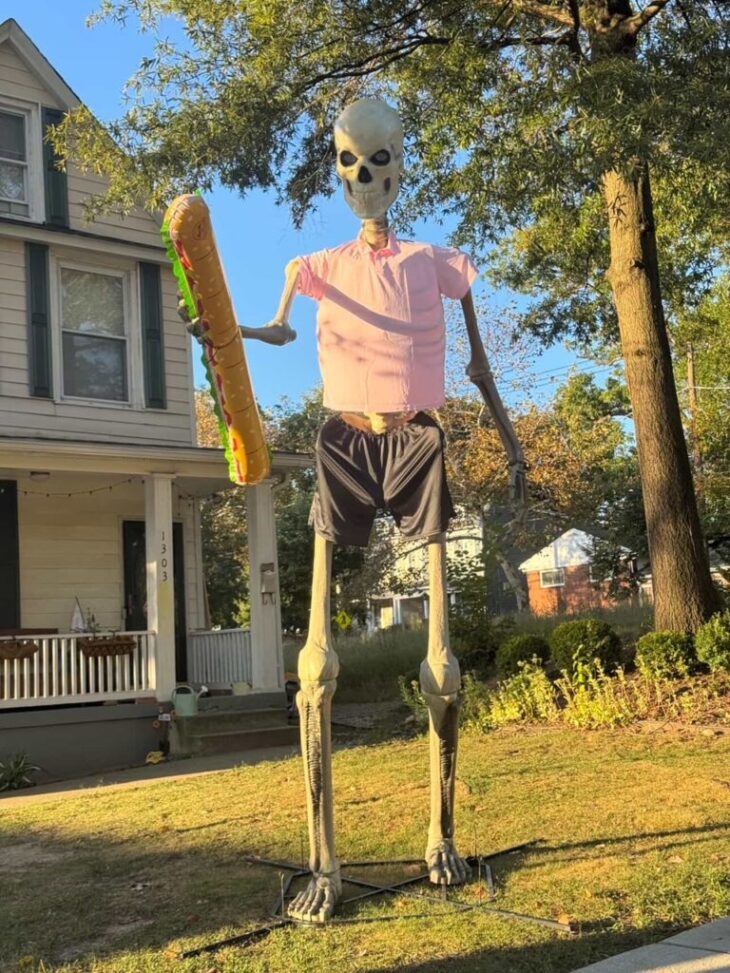 Behold the Best Giant Skeleton of the Season So Far - PoPville