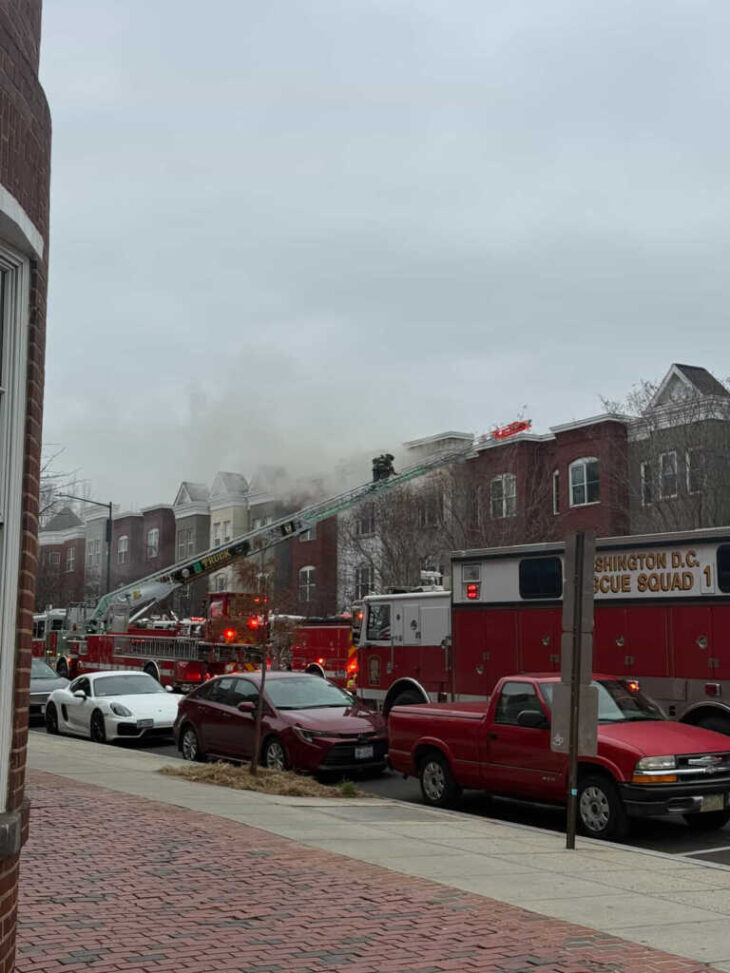 House Fire on 13th between W and V. DC Fire and EMS reports: “Fire is ...