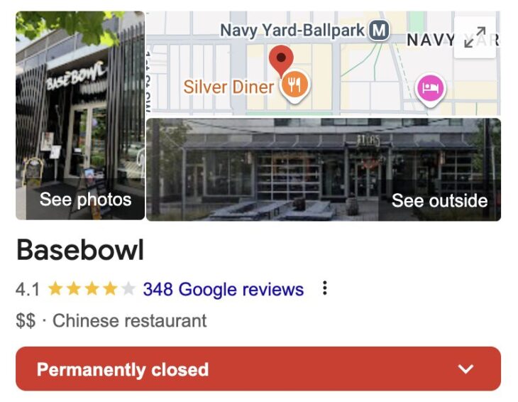 One of Navy Yard’s Best Named Restaurants has closed – Farewell ...