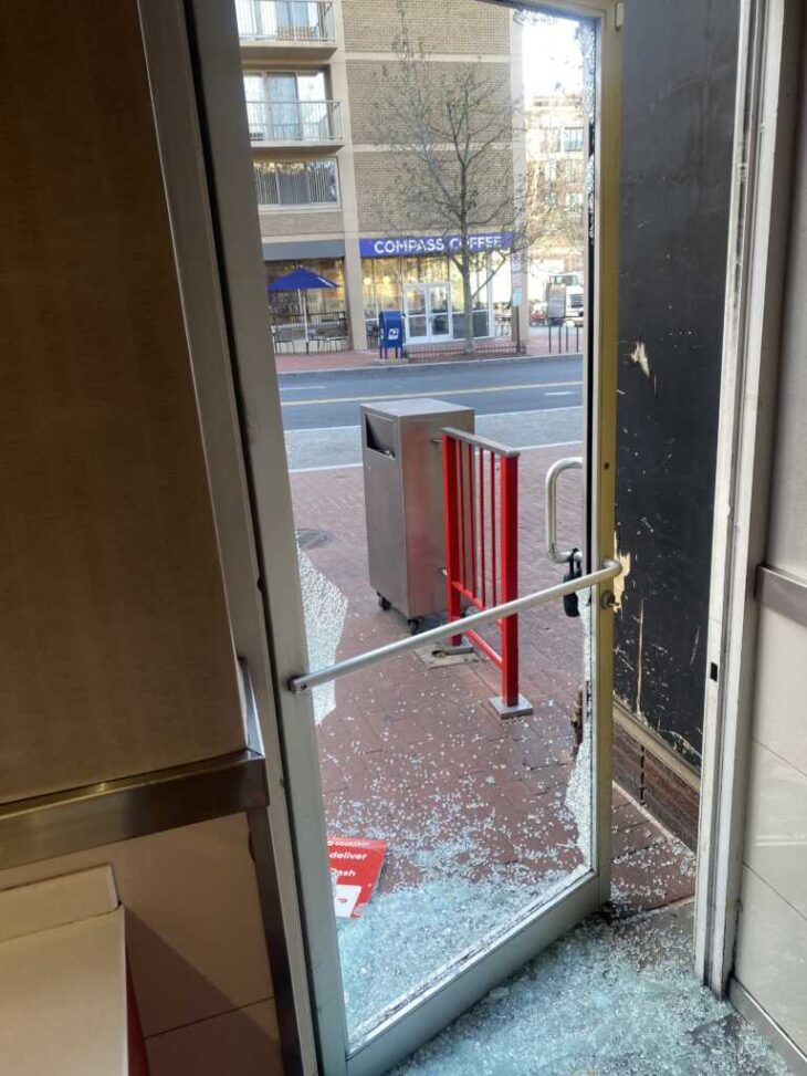 Helluva Way to End the Year – Front Door Smashed/Break In at Z Burger ...