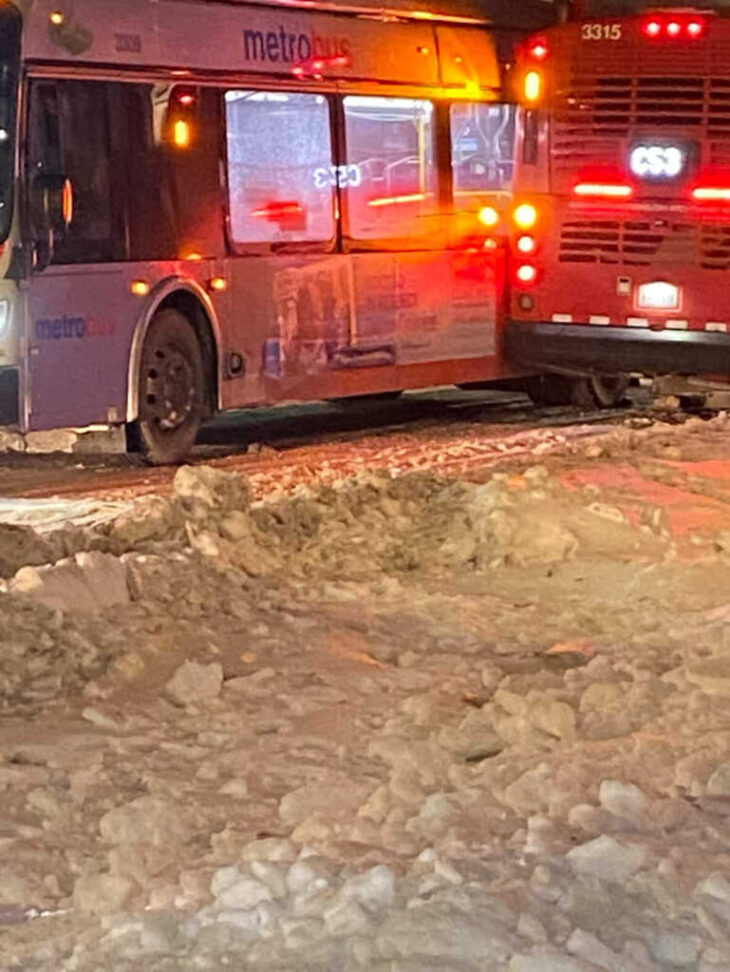 Bus vs. Bus & Bus vs Poorly Plowed Streets Vol. 924 & 925 – Pedestrian ...