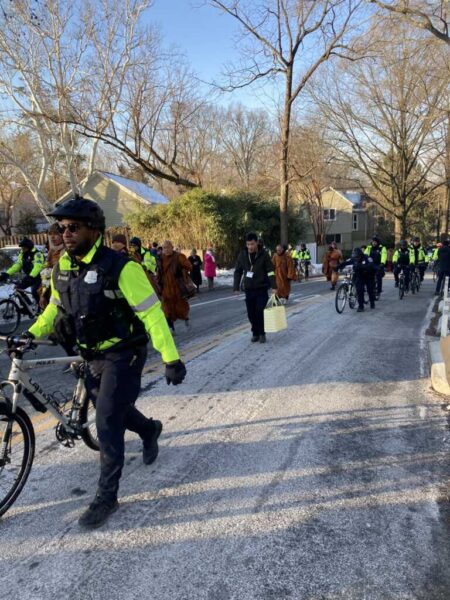 First Sighting of the Monks’ Peace Walk in DC! - PoPville