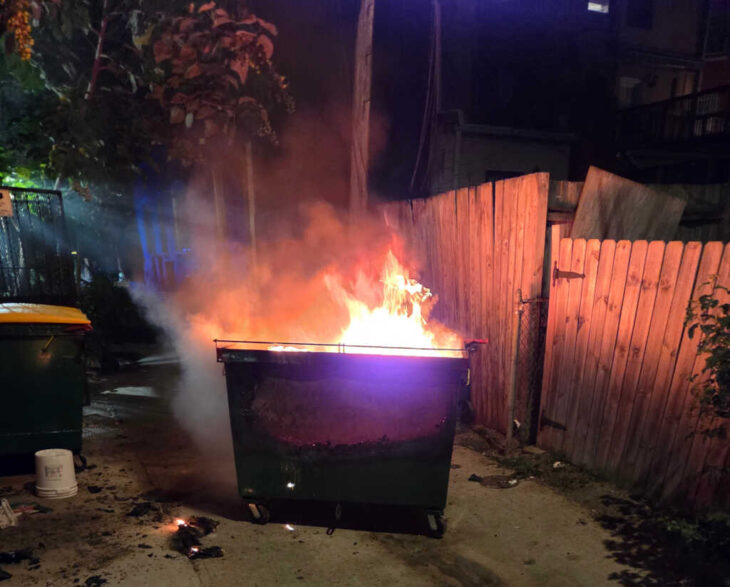 OK Where Were We? Ah Yes Another Dumpster Fire - PoPville