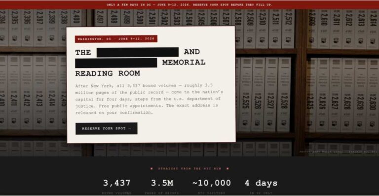 JUST IN: “The Donald J. Trump and Jeffrey Epstein Memorial Reading Room ...